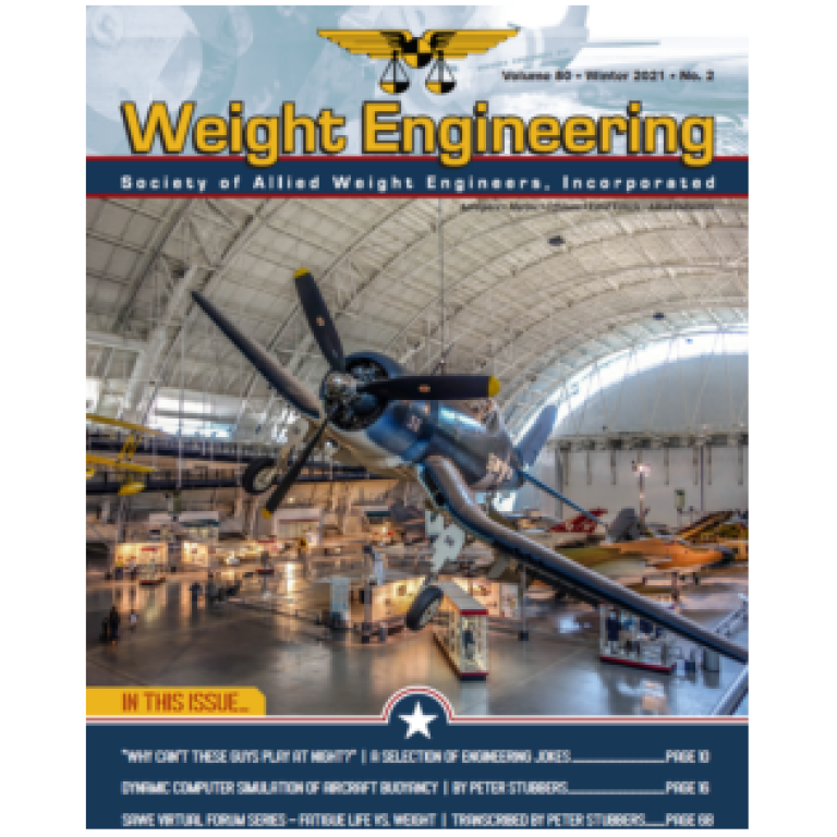SAWE Weight Engineering – Winter 2021